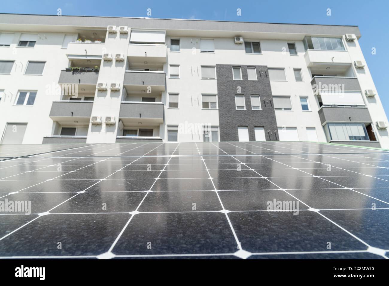 Apartment building solar panel hi-res stock photography and images - Alamy
