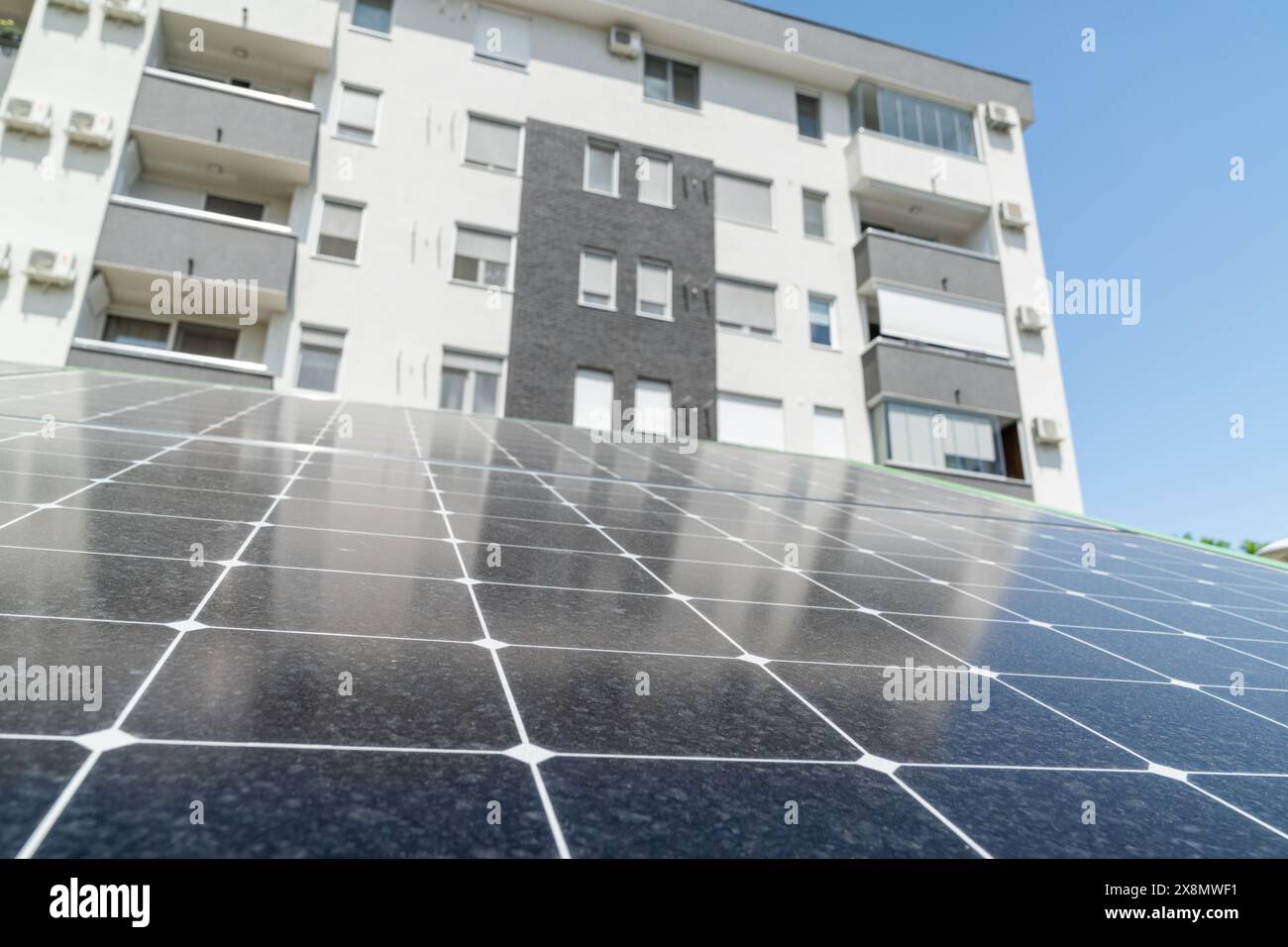 Apartment building solar panel hi-res stock photography and images - Alamy