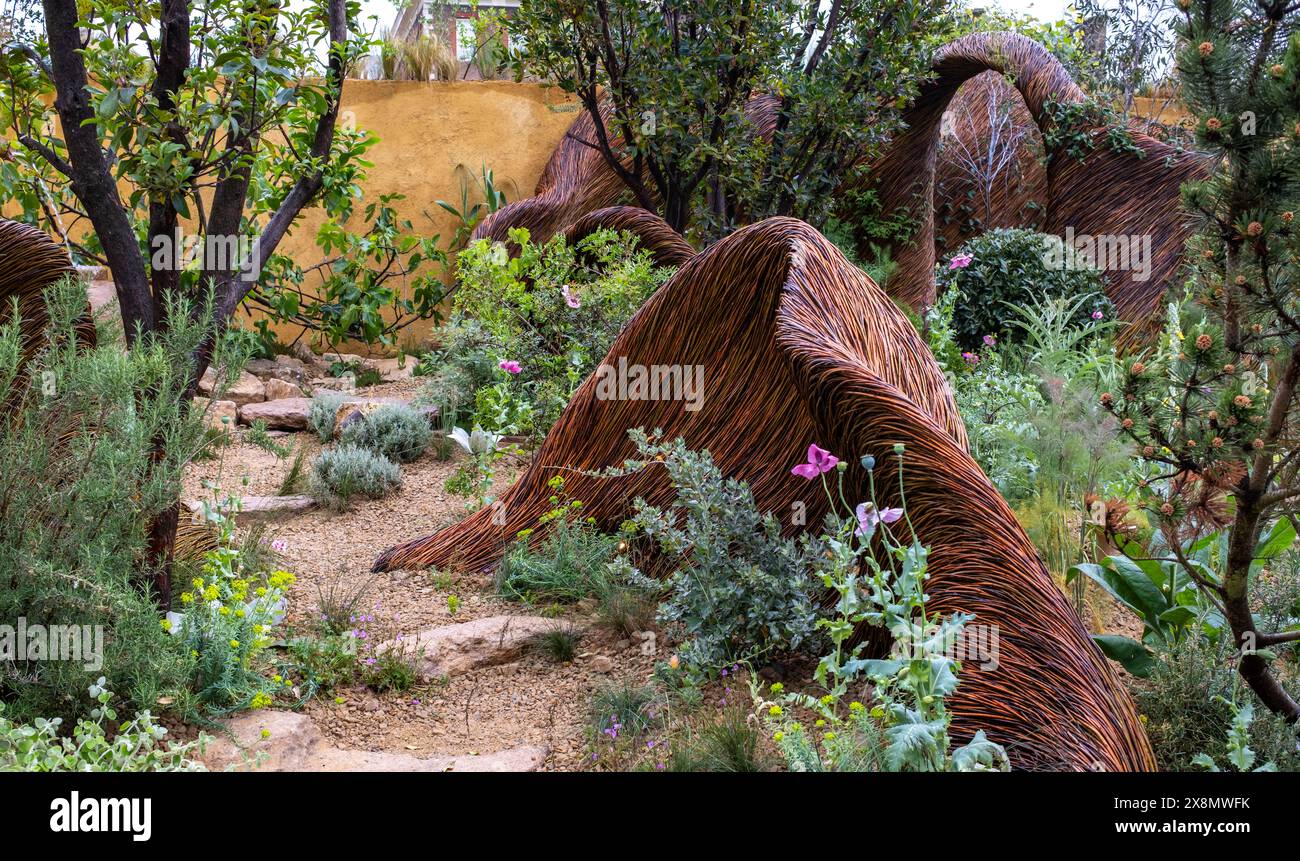 Display garden at the 2024 RHS Chelsea flower show Stock Photo - Alamy