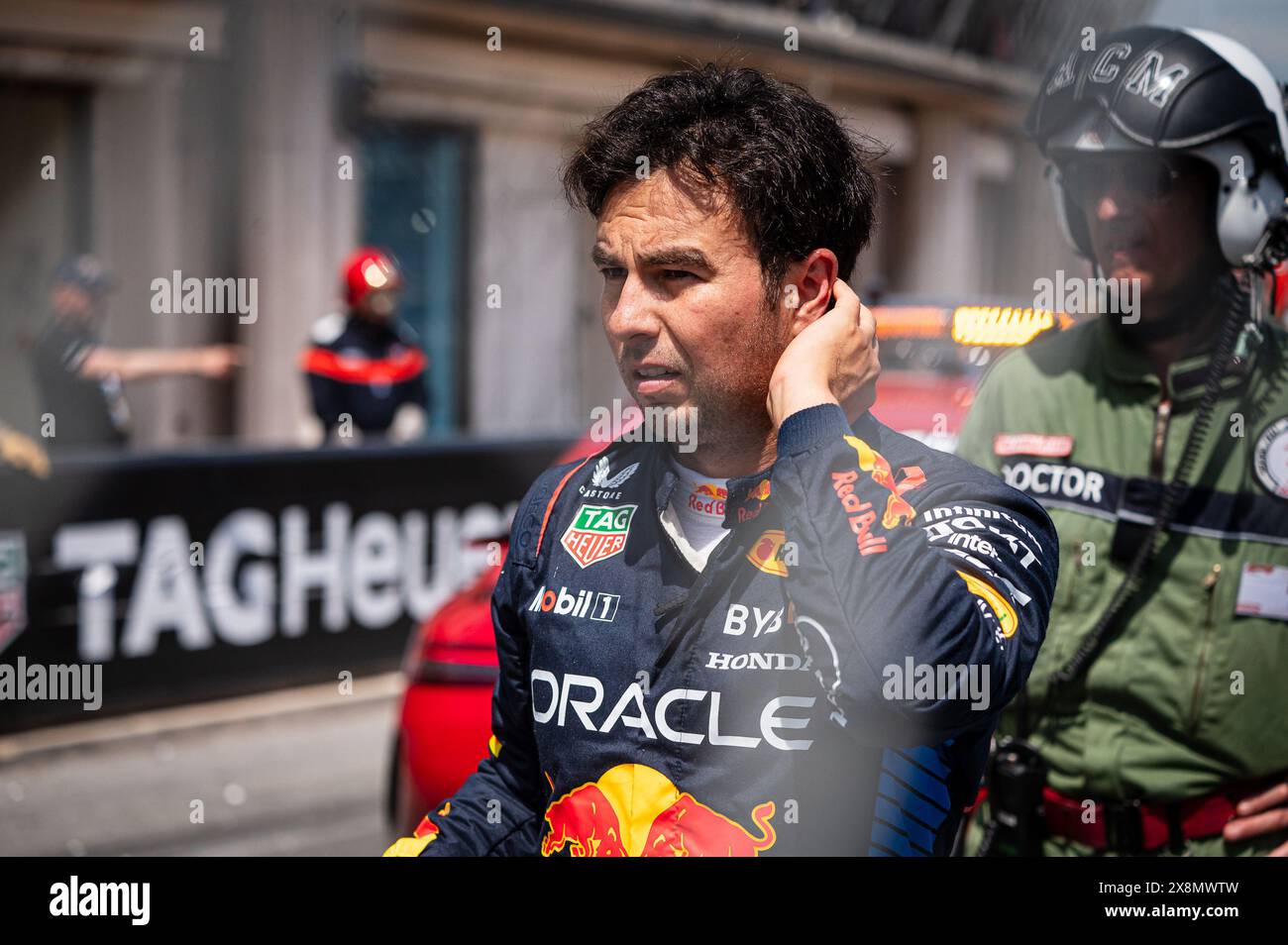 Monaco, Monaco. 26th May, 2024. Oracle Red Bull Racing's Mexican driver ...