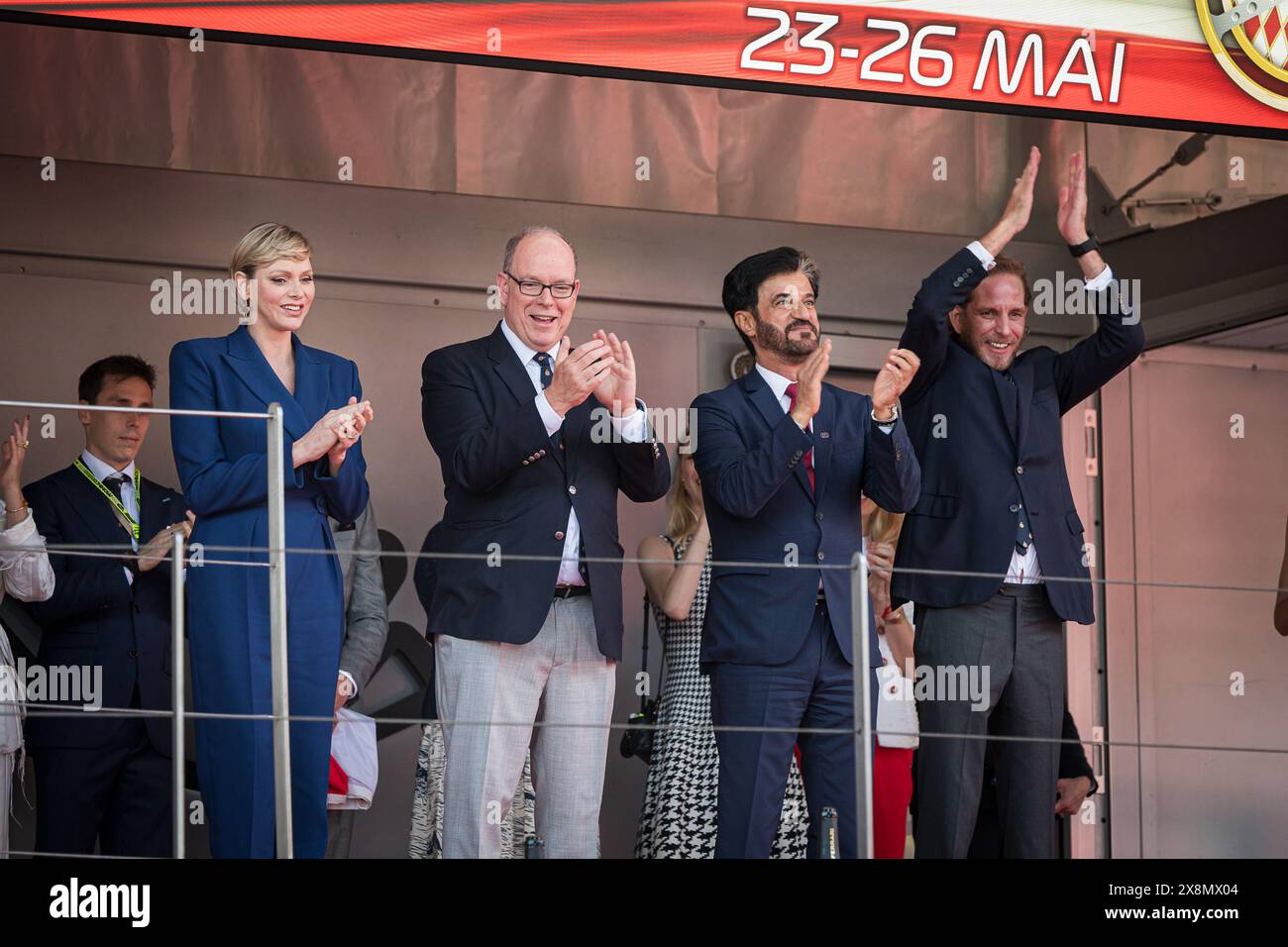Monaco, Monaco. 26th May, 2024. (L-R) Charlene, Princess of Monaco ...