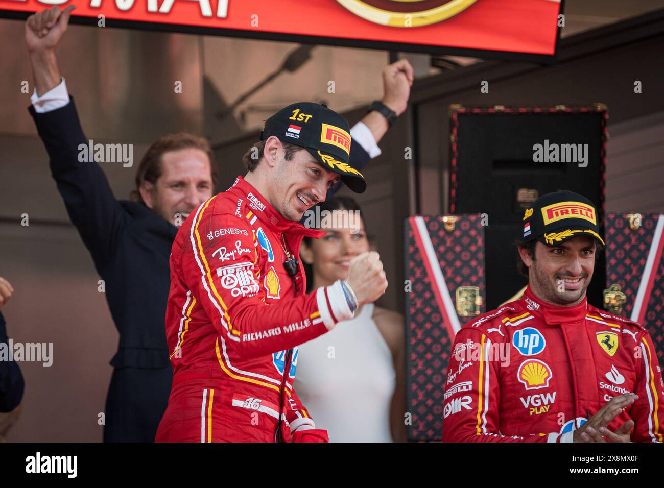 Monaco, Monaco. 26th May, 2024. Scuderia Ferrari's Monegasque driver ...