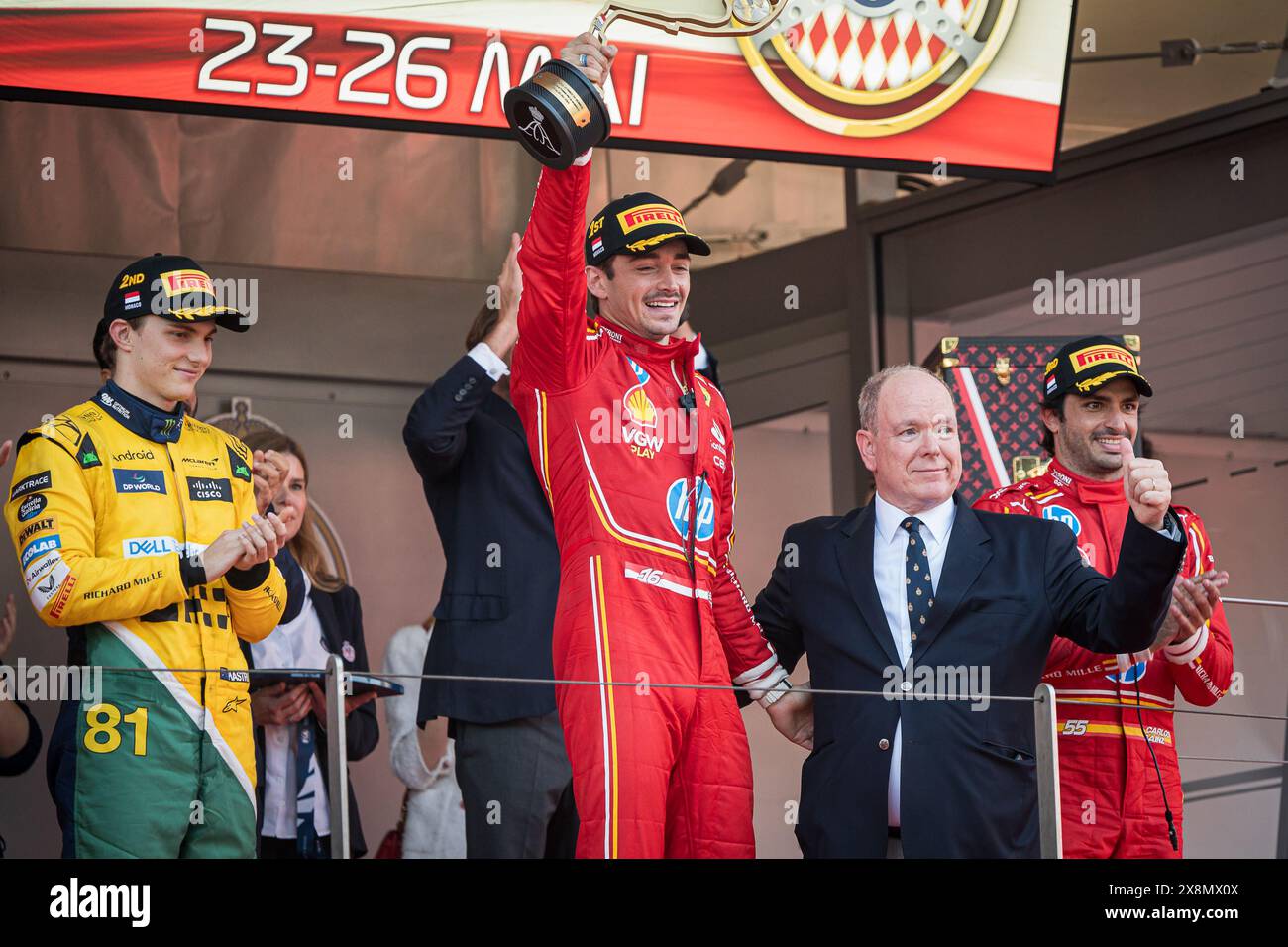 Monaco, monaco. 26th may, 2024. scuderia ferrari's monegasque driver ...