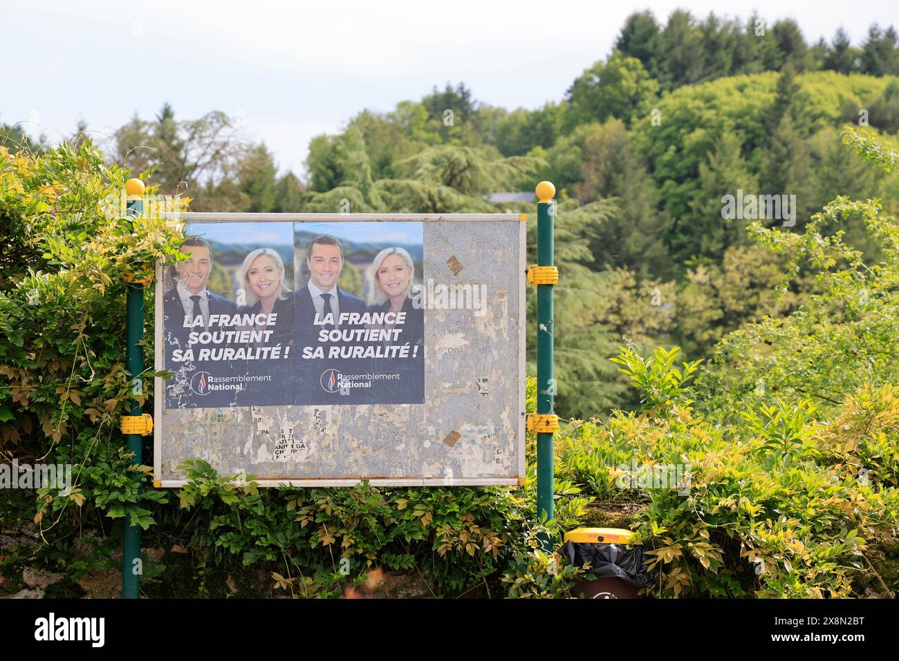 Election poster of Jordan Bardella French MEP, head of the ...