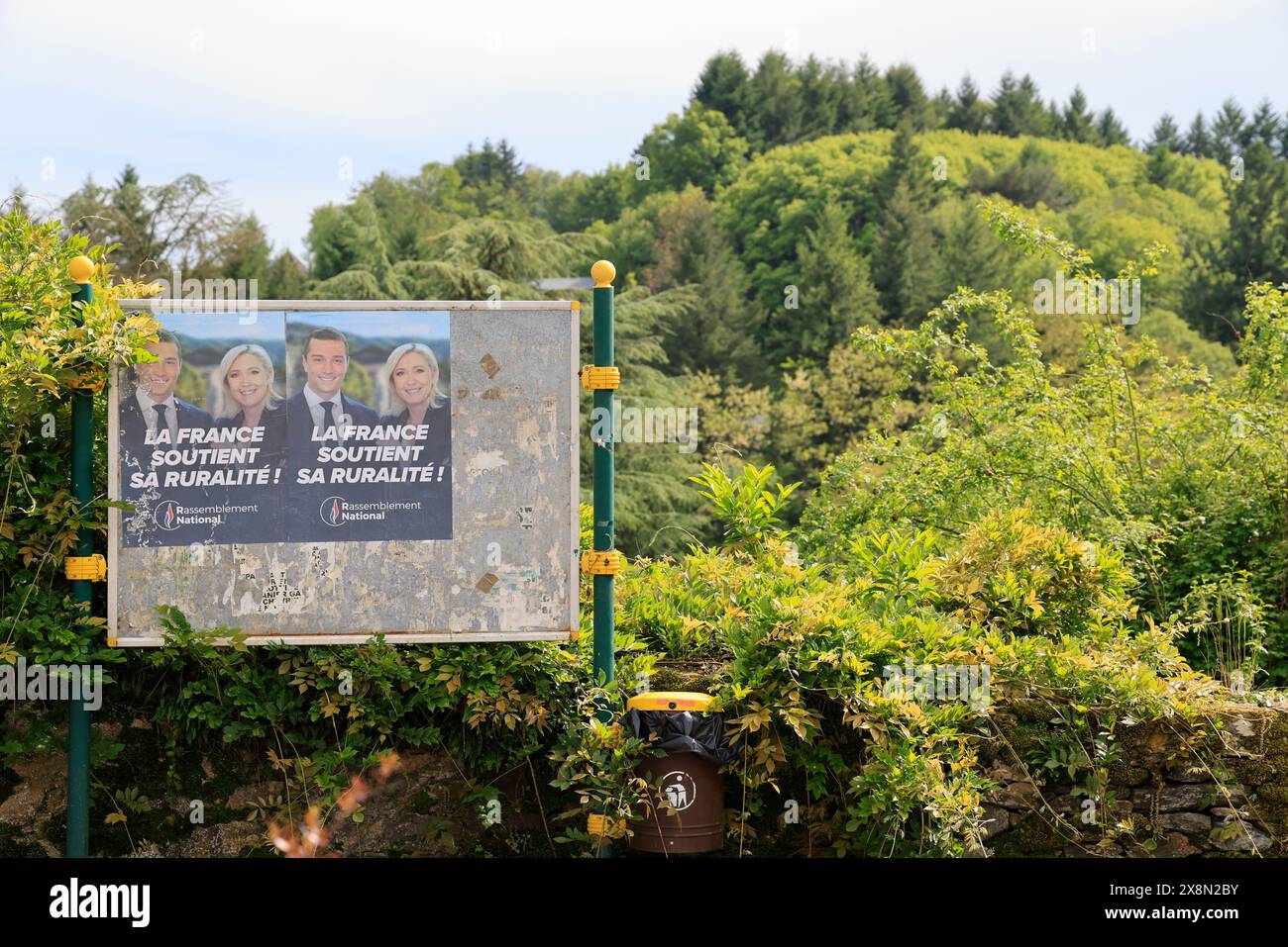 Election poster of Jordan Bardella French MEP, head of the ...