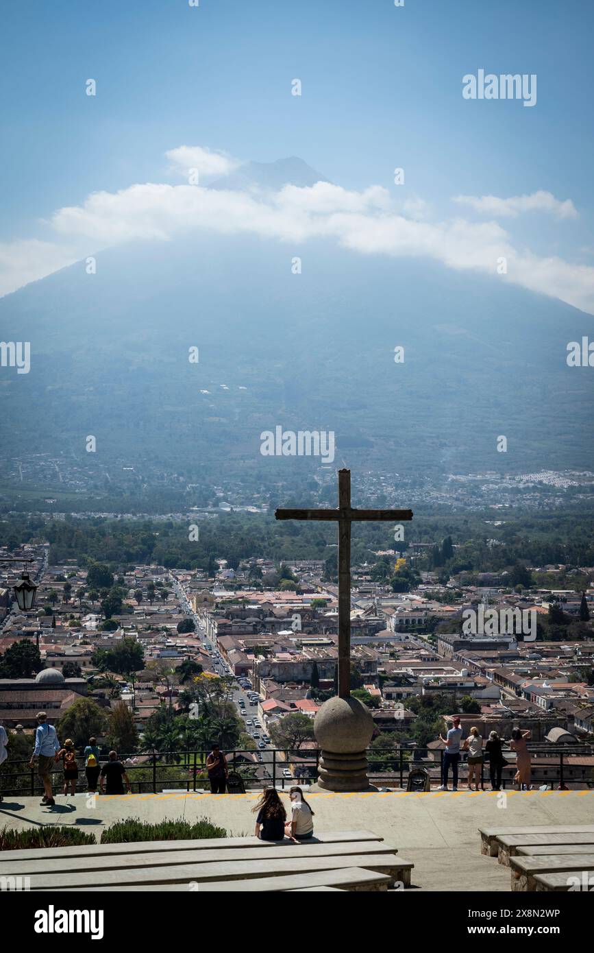 Cerro de La Cruz or Hill of the Cross, Elevated spot with a 1930s cross ...