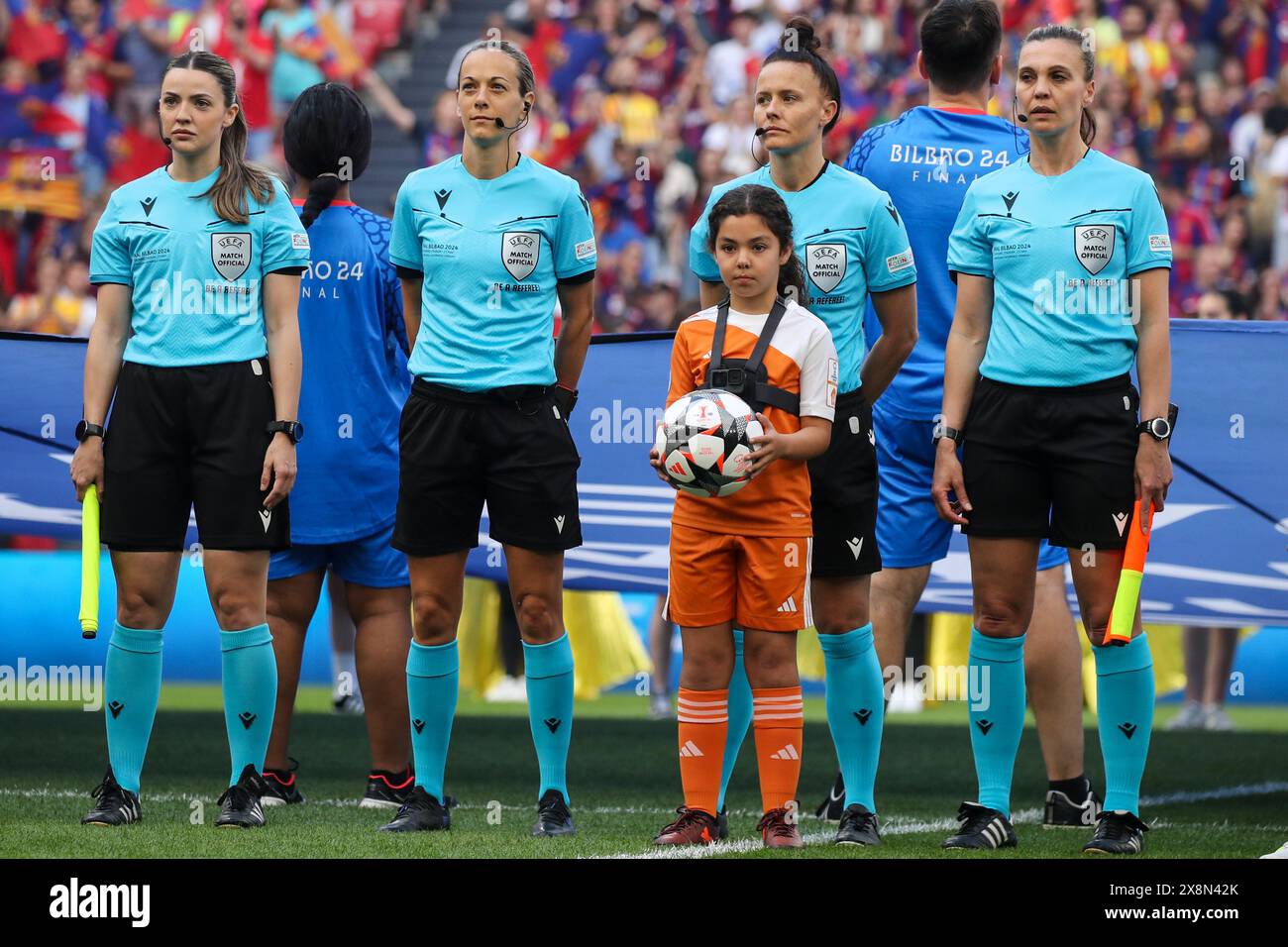 Bilbao, Spain. 25th May, 2024. BILBAO, SPAIN - MAY 25: Referee Rebecca ...