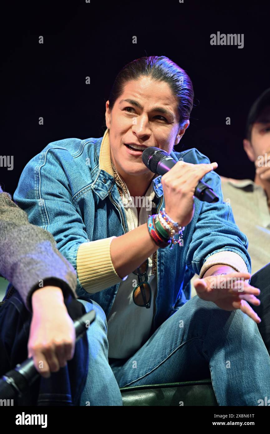 LONDON, ENGLAND - MAY 26 2024: The Ted Lasso panel included cast ...