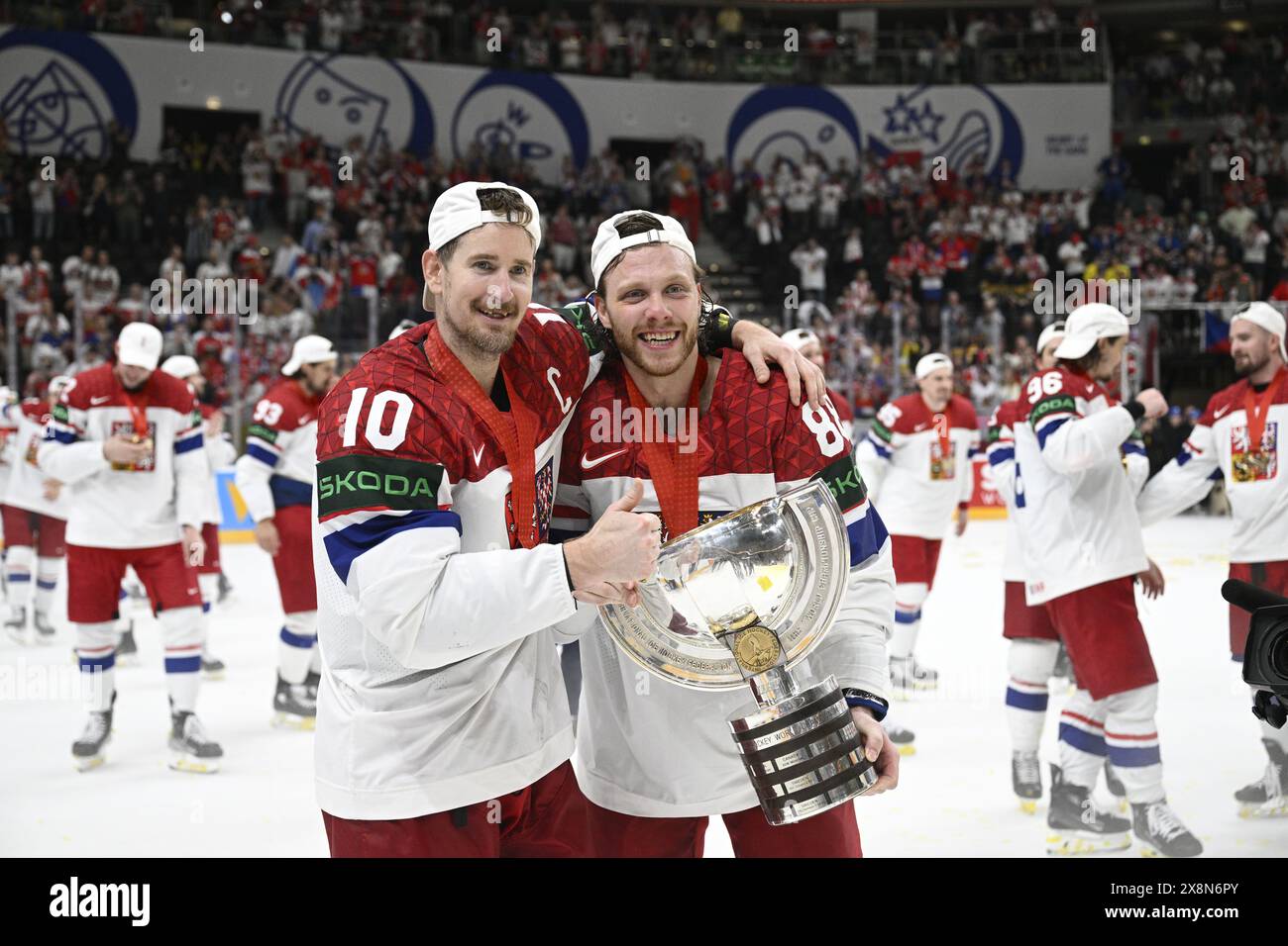 Prague, Czech Republic. 26th May, 2024. L-R Roman Cervenka and David ...