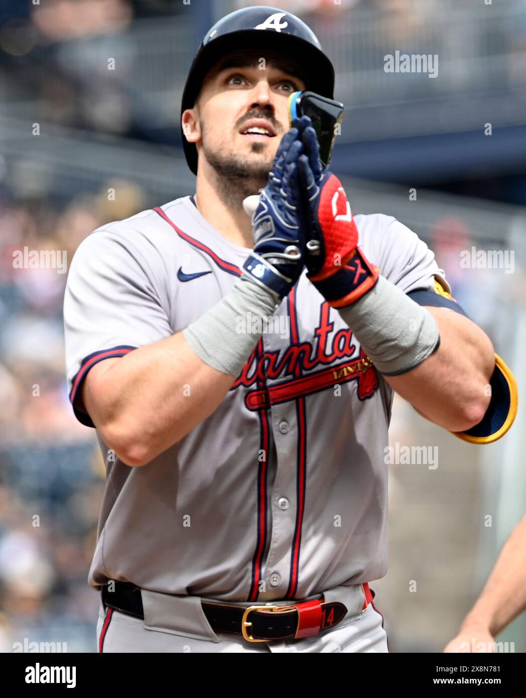 Pittsburgh, United States. 26th May, 2024. Atlanta Braves outfielder ...