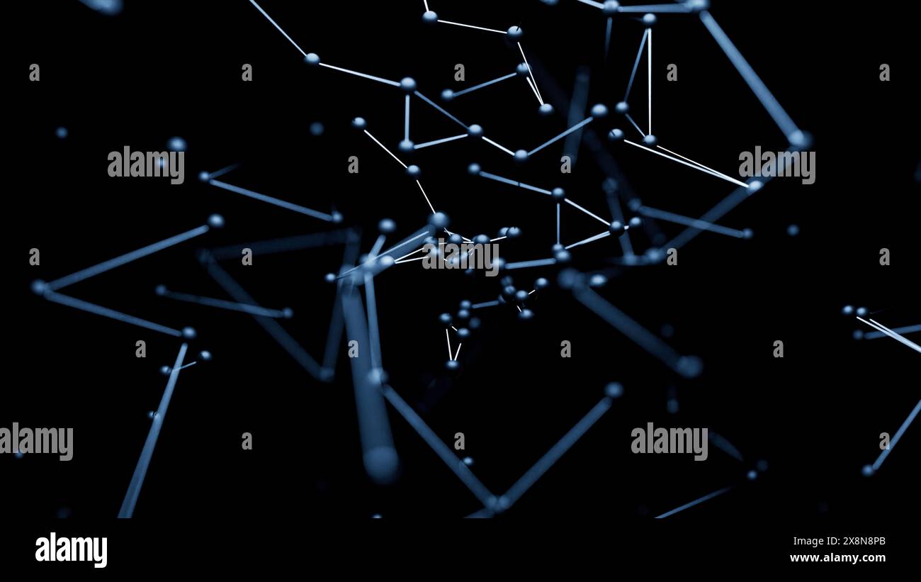 Network Connection Data Structure Design Information Technology Big Data Visualization Stock