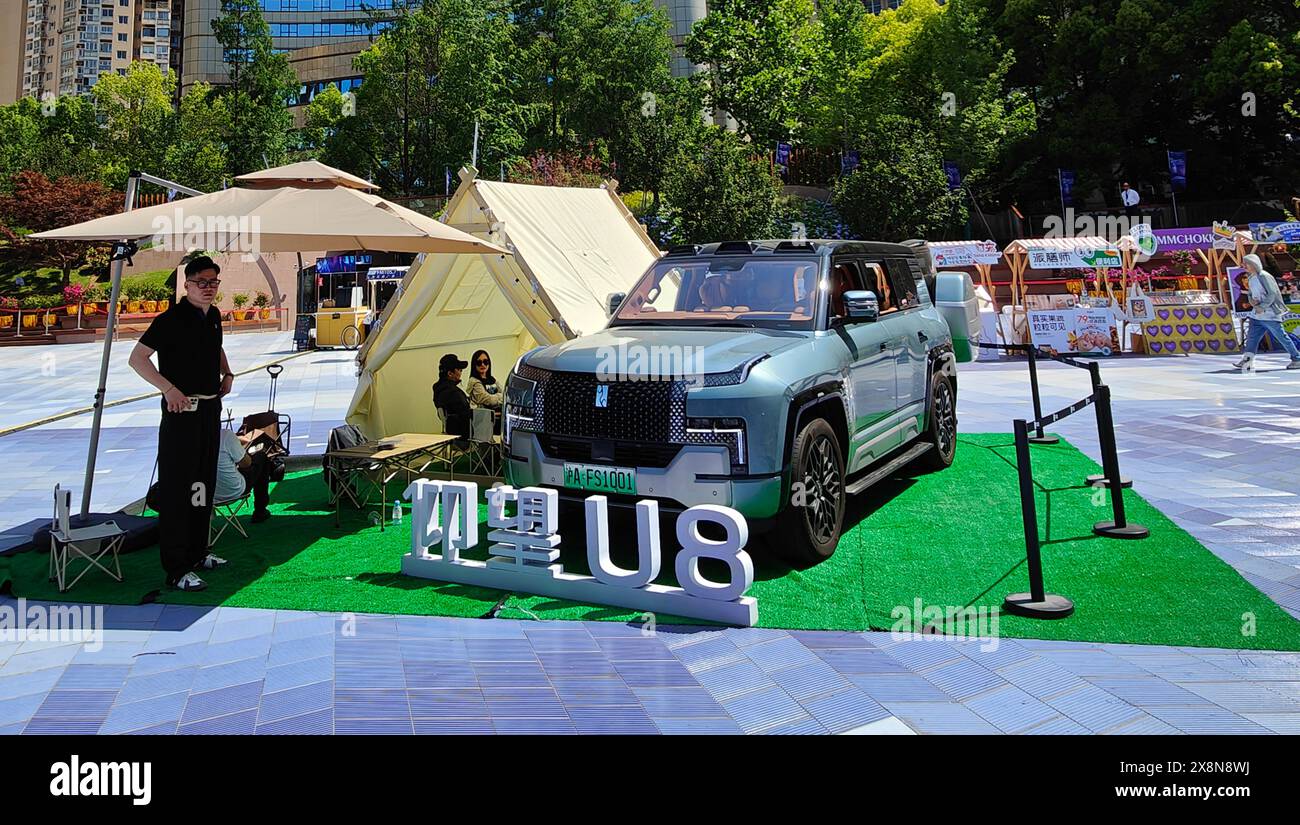SHANGHAI, CHINA - MAY 24, 2024 - A BYD YANGWANG U8 off-road vehicle is ...
