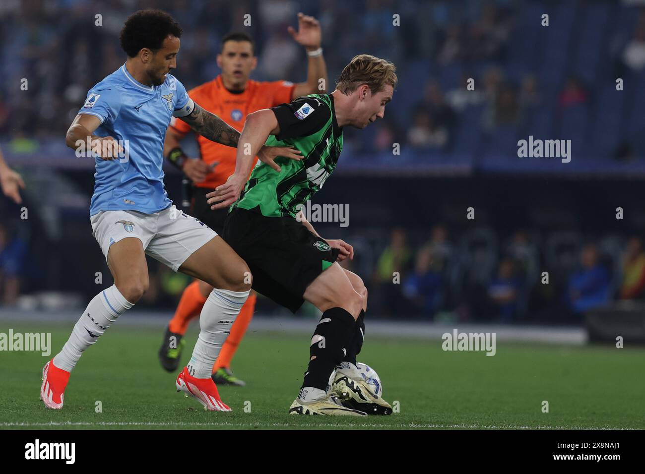 Rome, Italy 26.05.2024: Felipe Anderson of Lazio , Thorstvedt of ...