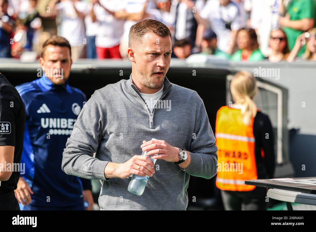 Copenhagen, Denmark. 26th, May 2024. Head coach Jacob Neestrup of FC Copenhagen seen during the ...