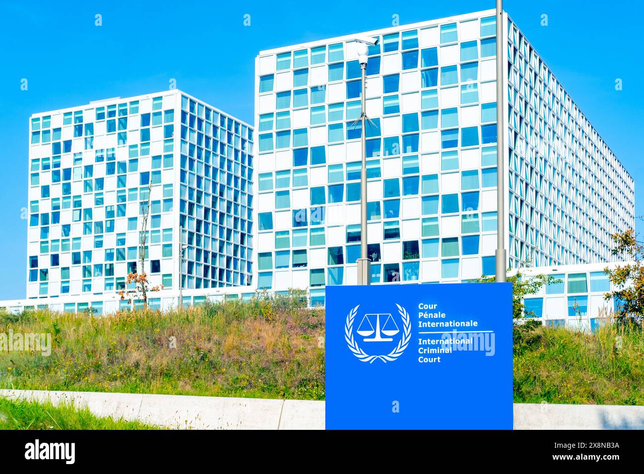 building of ICC, International Criminal Court in Hague, UN Security ...
