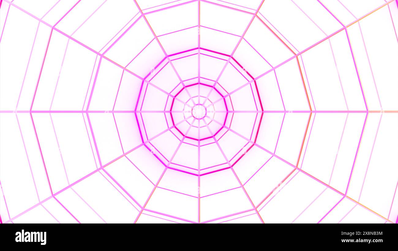 Mandala effect withs spider web. Design. Blinking and pulsating ...