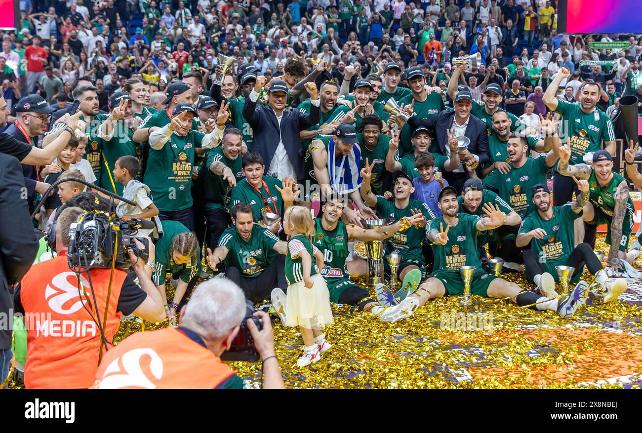 Berlin, Germany. 26th May, 2024. Basketball: Euroleague, Real Madrid ...