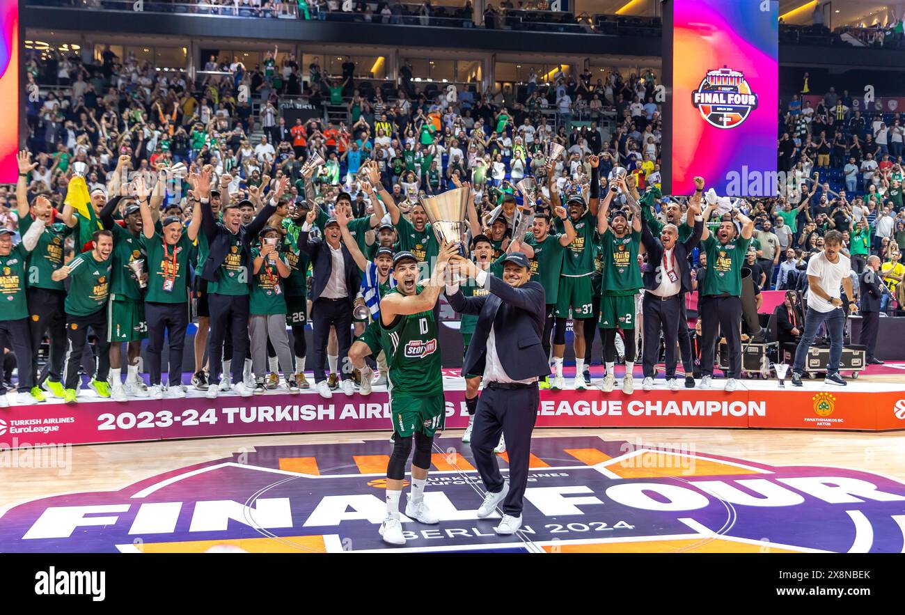 Berlin, Germany. 26th May, 2024. Basketball: Euroleague, Real Madrid ...