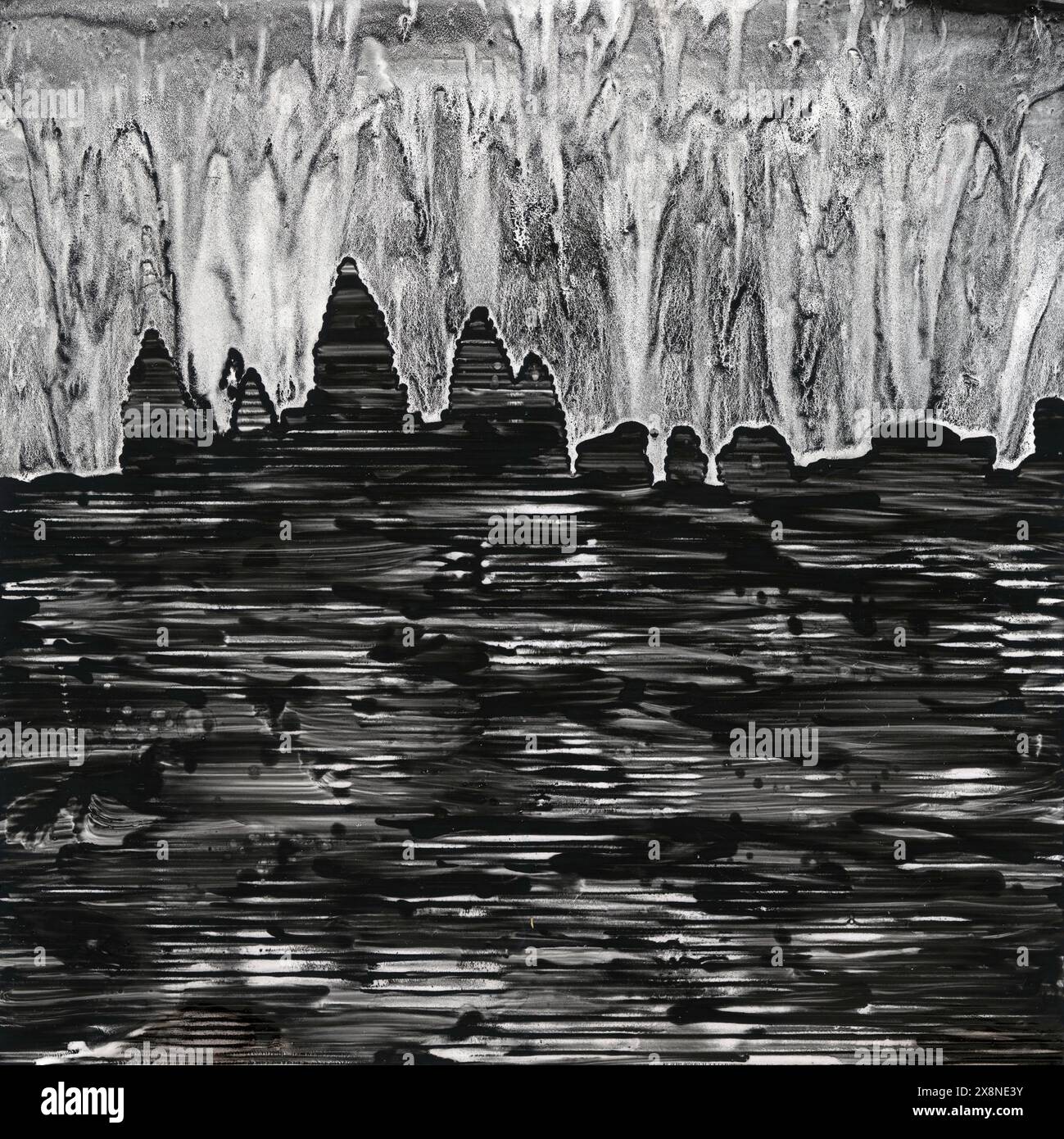 Watercolor painting Angkor Wat ruins Cambodia SE Asia home decor ...