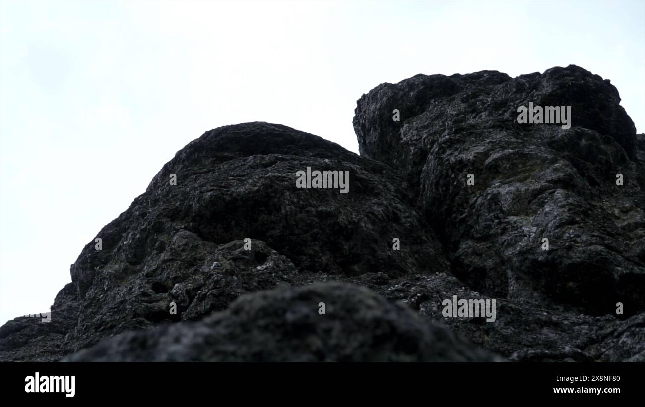 Lava rock texture on edge hi-res stock photography and images - Alamy