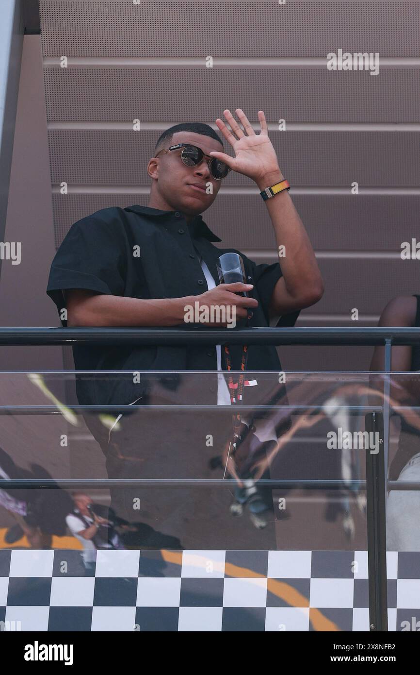 Monaco, Monaco. 26th May, 2024. Circuit of Monaco Kilian Mbappé (FRA ...