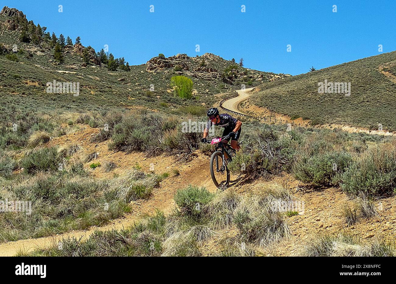 May 26, 2024: Cyclist, Nathaniel Vacura, sprints to a second place ...
