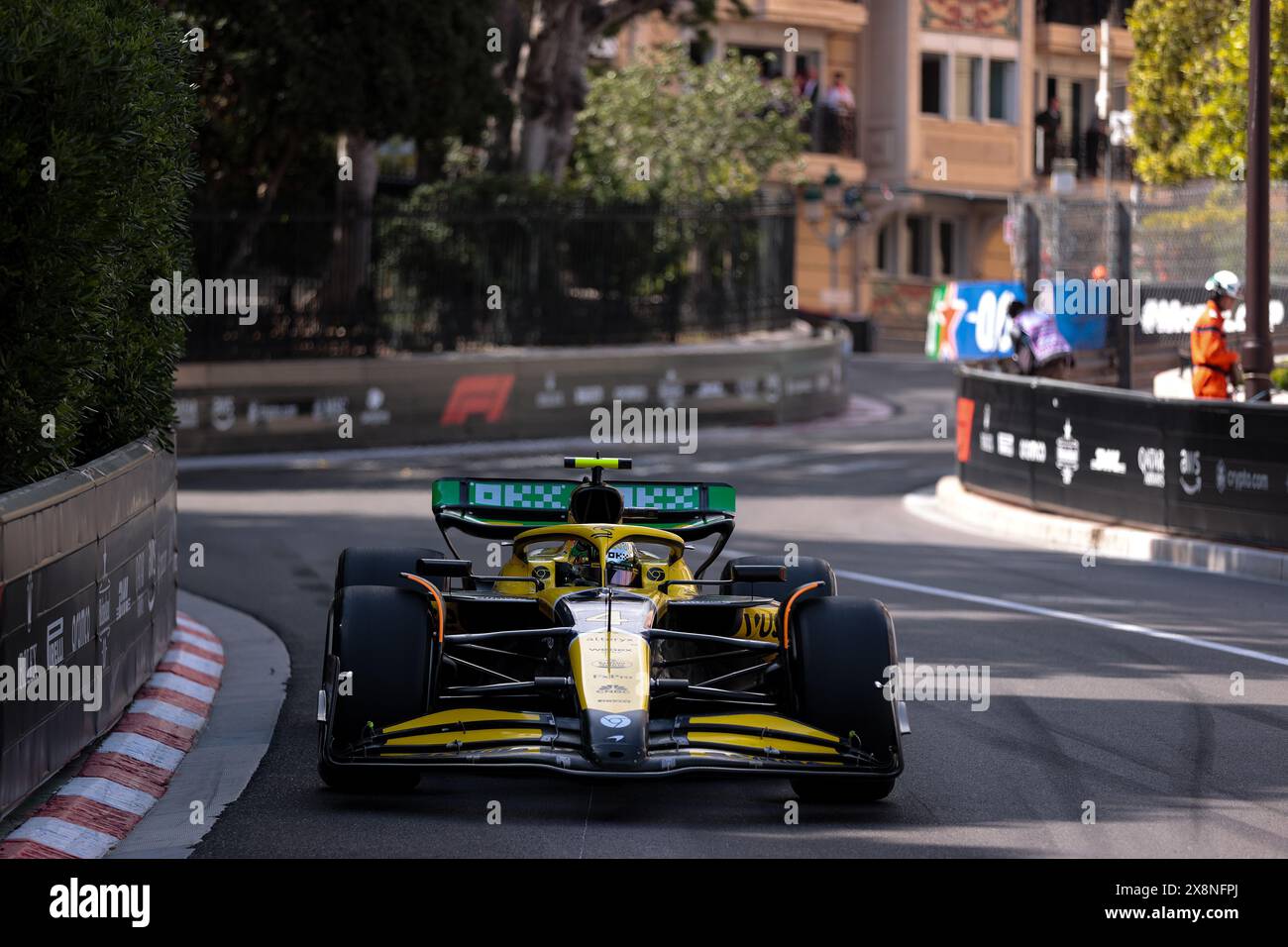 Monaco, Monaco. 26th May, 2024. Circuit of Monaco #4 Lando Norris (gbr) McLaren F1 Team McLaren ...