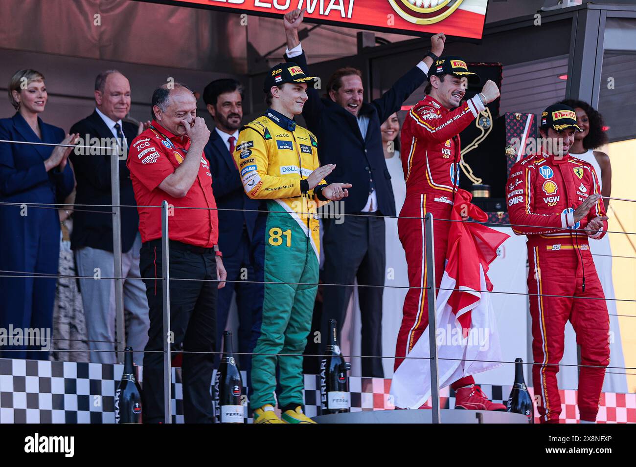 Monaco, Monaco. 26th May, 2024. Circuit of Monaco Podium 2024 Formula 1 ...