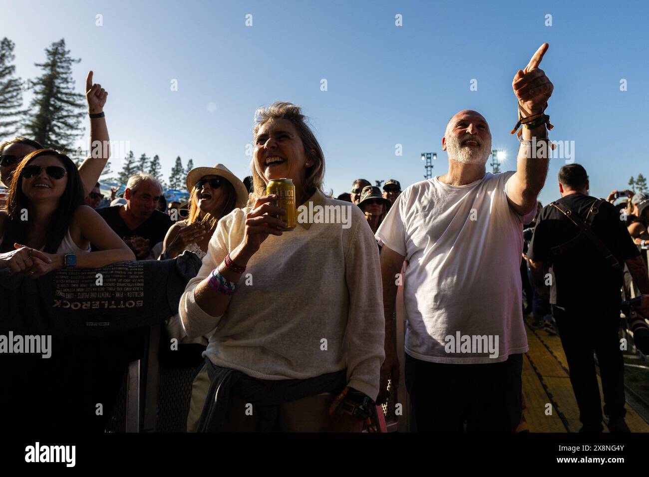 Napa, USA. 25th May, 2024. Chef Jose Andres and Wife, Patricia Andres ...