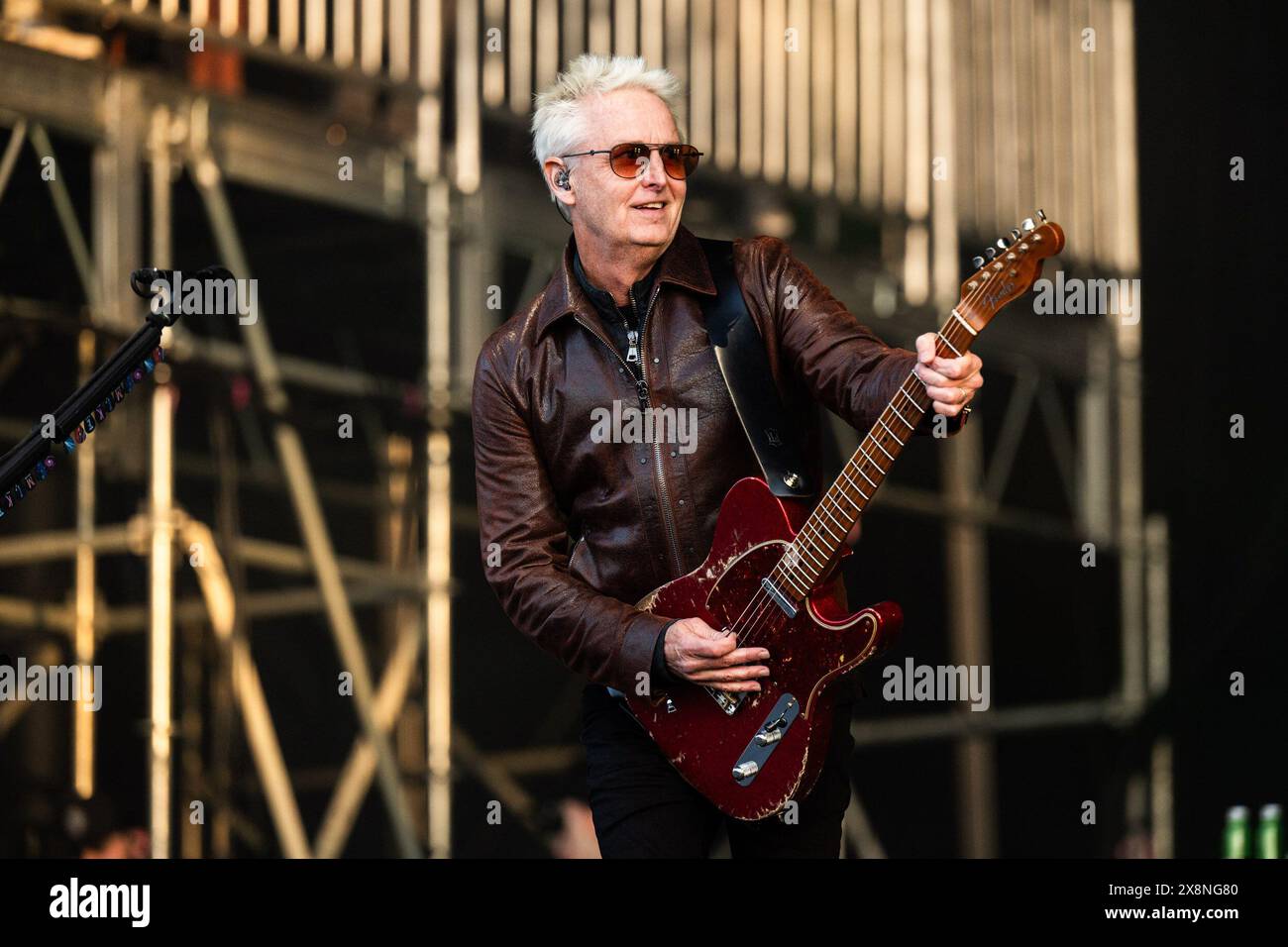 Napa, USA. 25th May, 2024. Mike McCready of Pearl Jam performs during ...