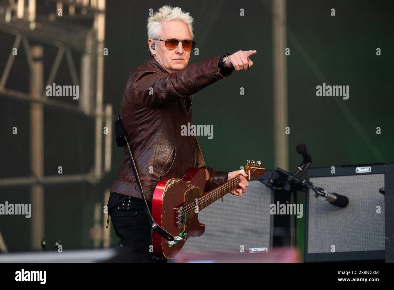 Napa, USA. 25th May, 2024. Mike McCready of Pearl Jam performs during ...