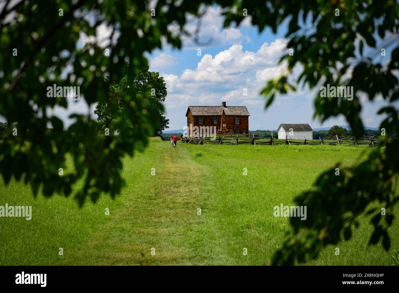 USA Virginia Manassas Battle of Bull Run battlefield Stock Photo - Alamy