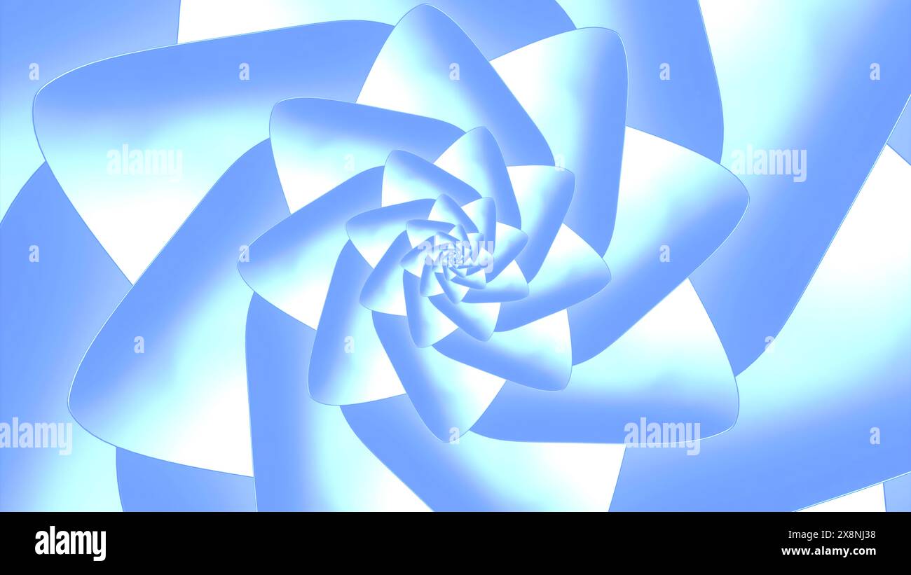Abstract geometric wormhole looking like flower petals. Design ...