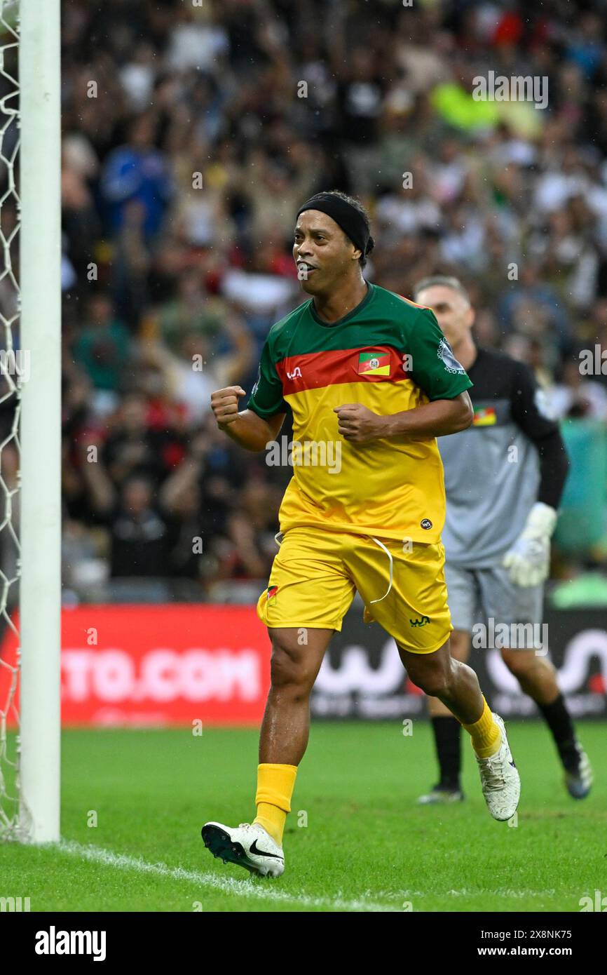 Rio De Janeiro, Brazil. 26th May, 2024. Ronaldinho Gaucho of União ...