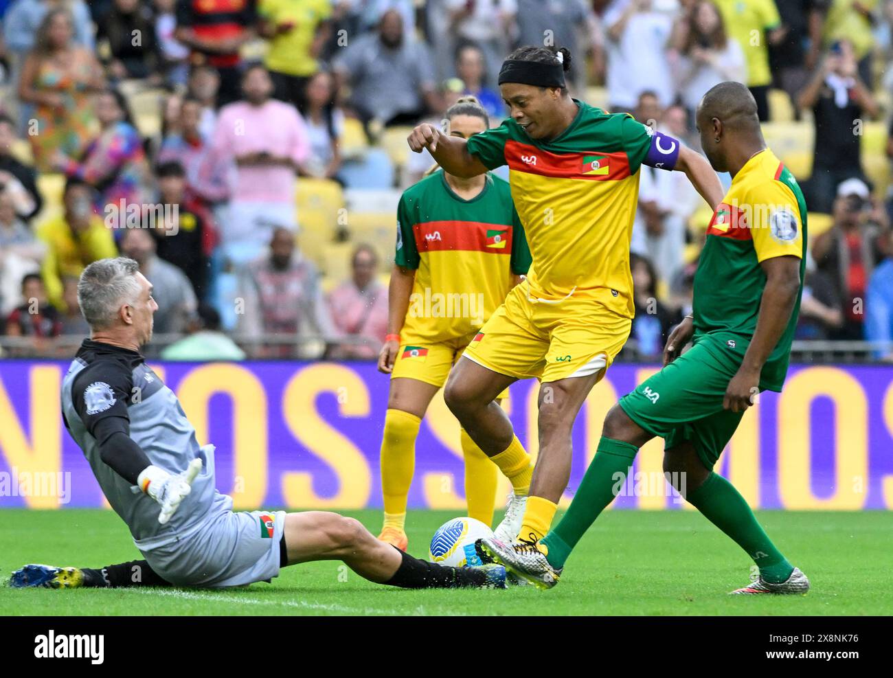 Rio De Janeiro, Brazil. 26th May, 2024. Ronaldinho Gaucho of União in ...