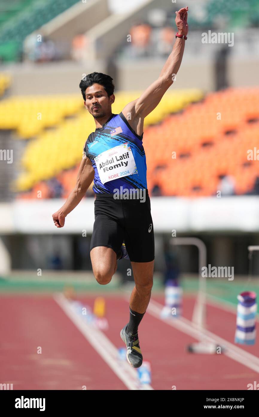Hyogo, Japan. 25th May, 2024. Abdul Latif ROMLY (MAS) Athletics : Kobe ...