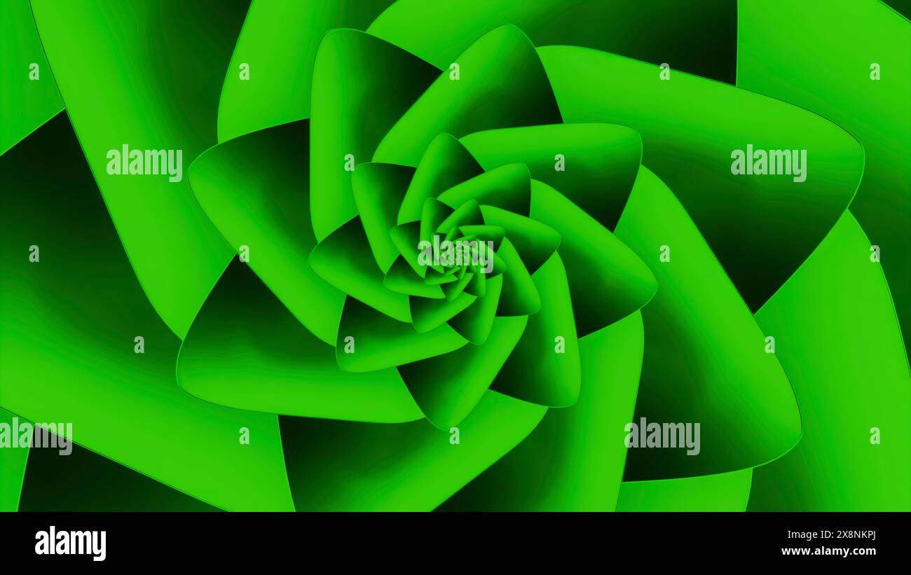 Abstract spinning digital floral shapes, fractal background. Design ...