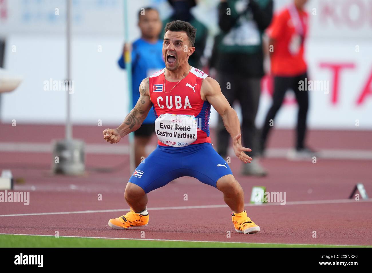 Hyogo, Japan. 25th May, 2024. CASTRO MARTINEZ Ever Rene (CUB) Athletics ...