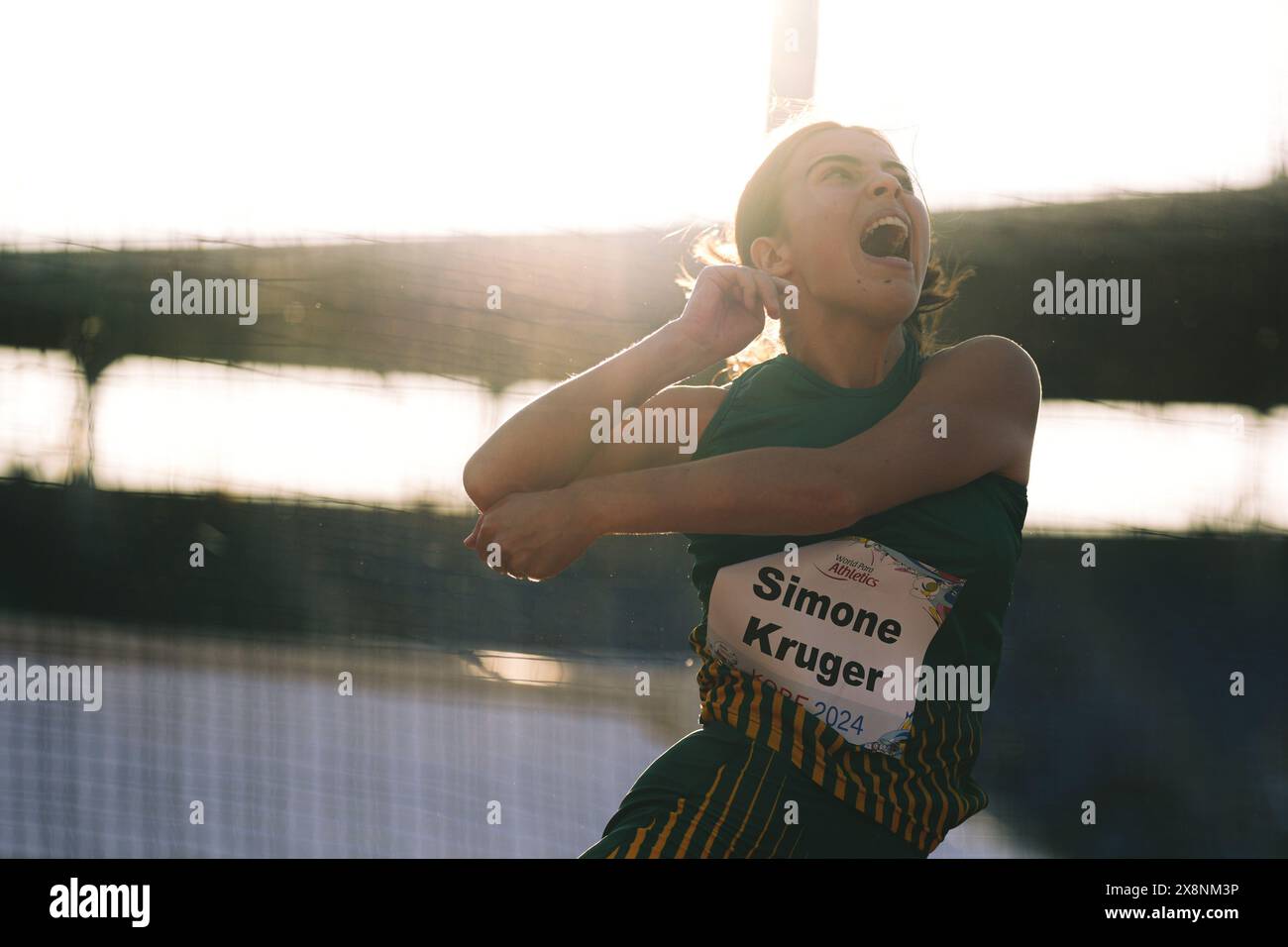 Hyogo, Japan. 25th May, 2024. Simone KRUGER (RSA) Athletics : Kobe 2024 ...