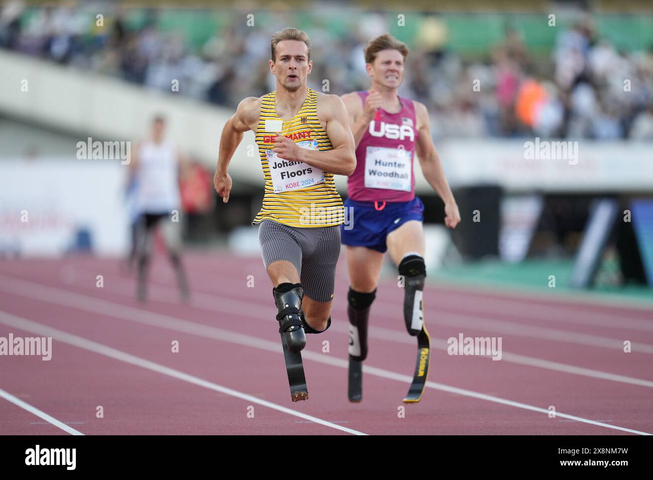 Hyogo, Japan. 25th May, 2024. Johannes FLOORS (GER) Athletics : Kobe 2024 Para Athletics World ...