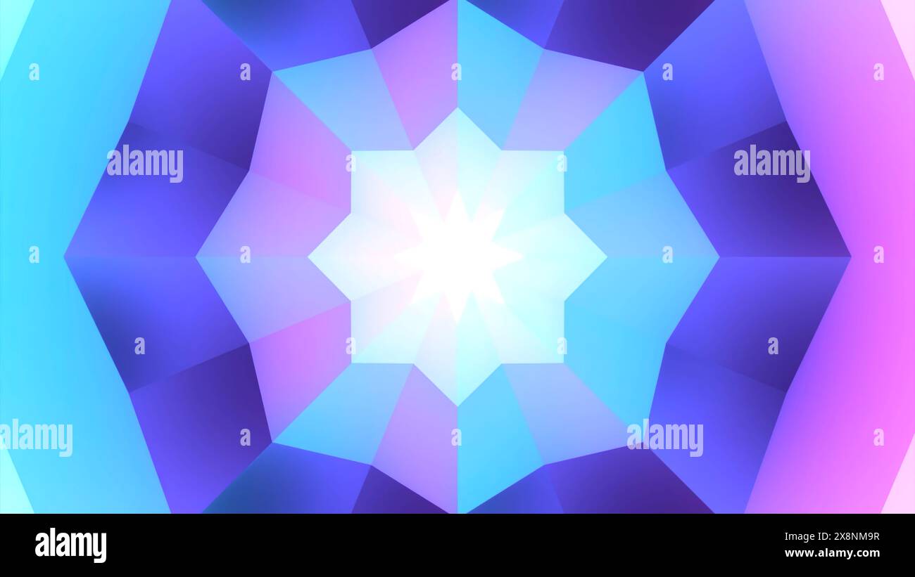 Cartoon symmetrical geometric pattern moving hi-res stock photography ...
