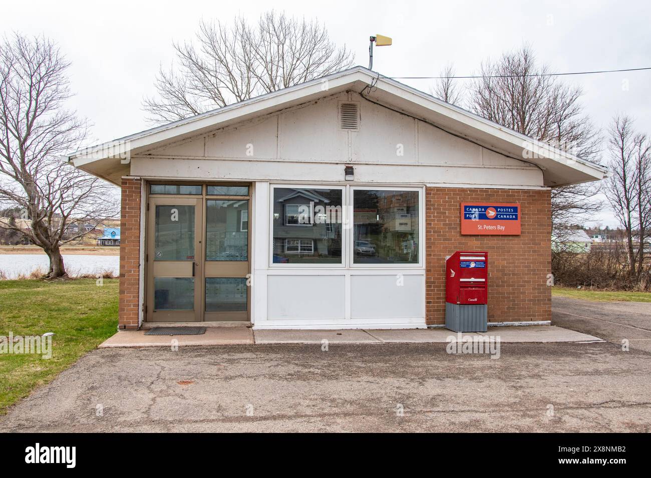 Post office in St. Peters Bay, Prince Edward Island, Canada Stock Photo ...