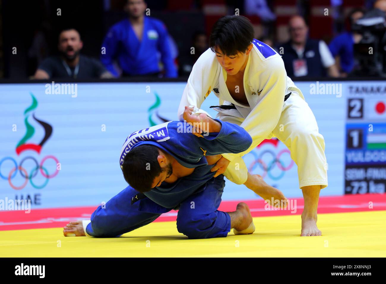 Mubadala Arena, Abu Dhabi, UAE. 24th May, 2024. (L-R) Murodjon ...