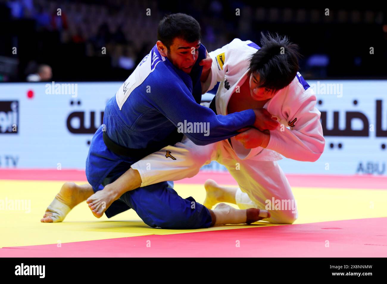 Mubadala Arena, Abu Dhabi, UAE. 24th May, 2024. (L-R) Murodjon ...