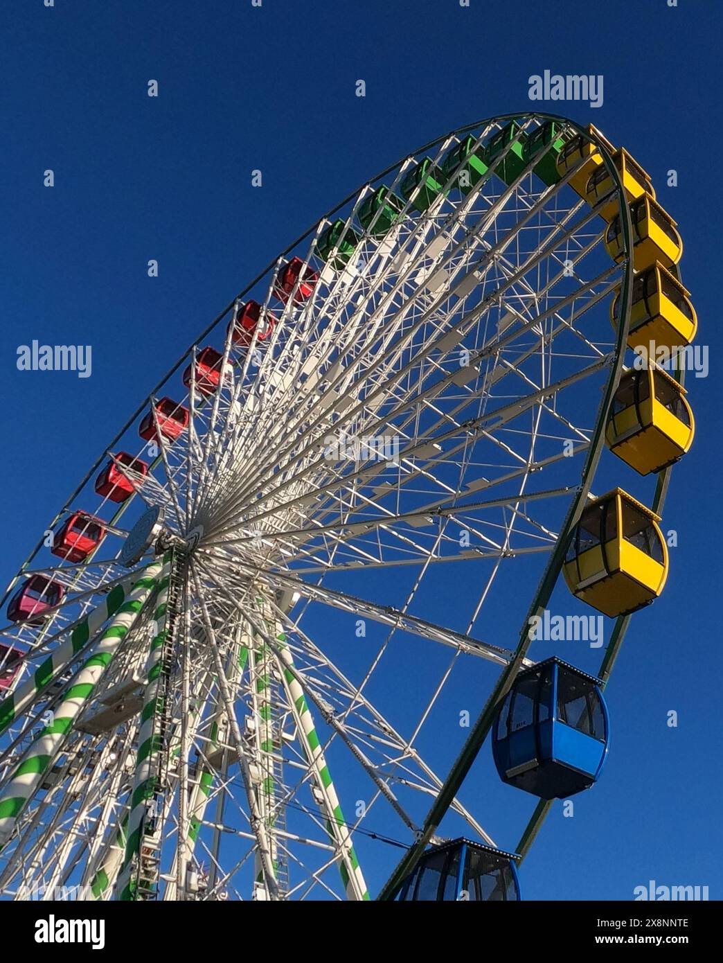 The OC Big Wheel towers over the boardwalk in Ocean City, Maryland ...