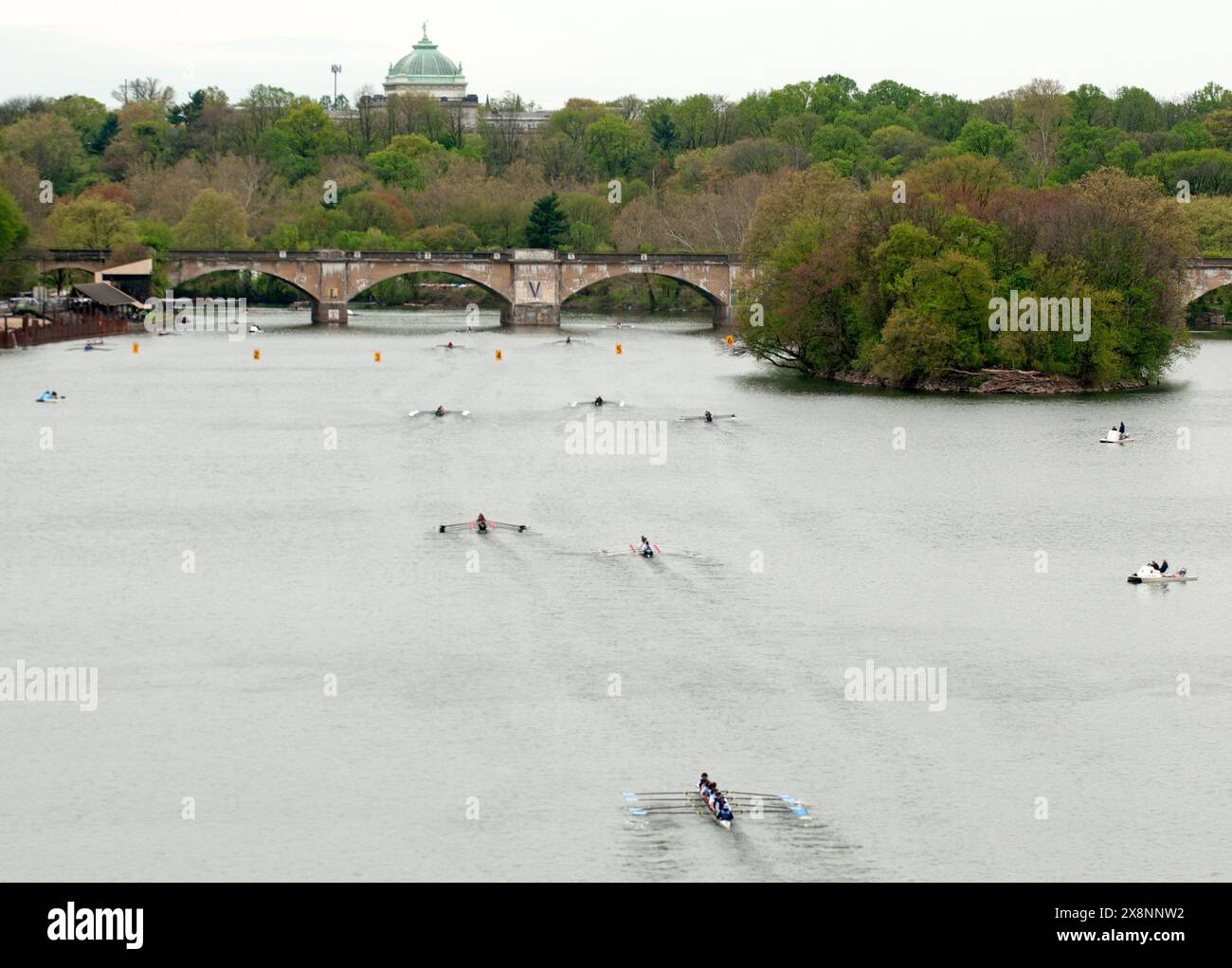 Rowers compete in time trials during the Manny Flick regatta series on ...