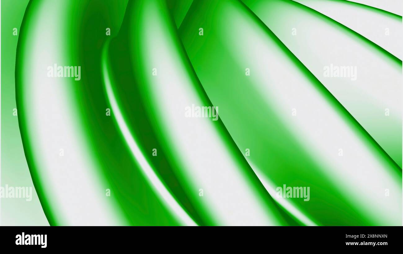 Abstract background with beautiful light green moving lines. Design ...