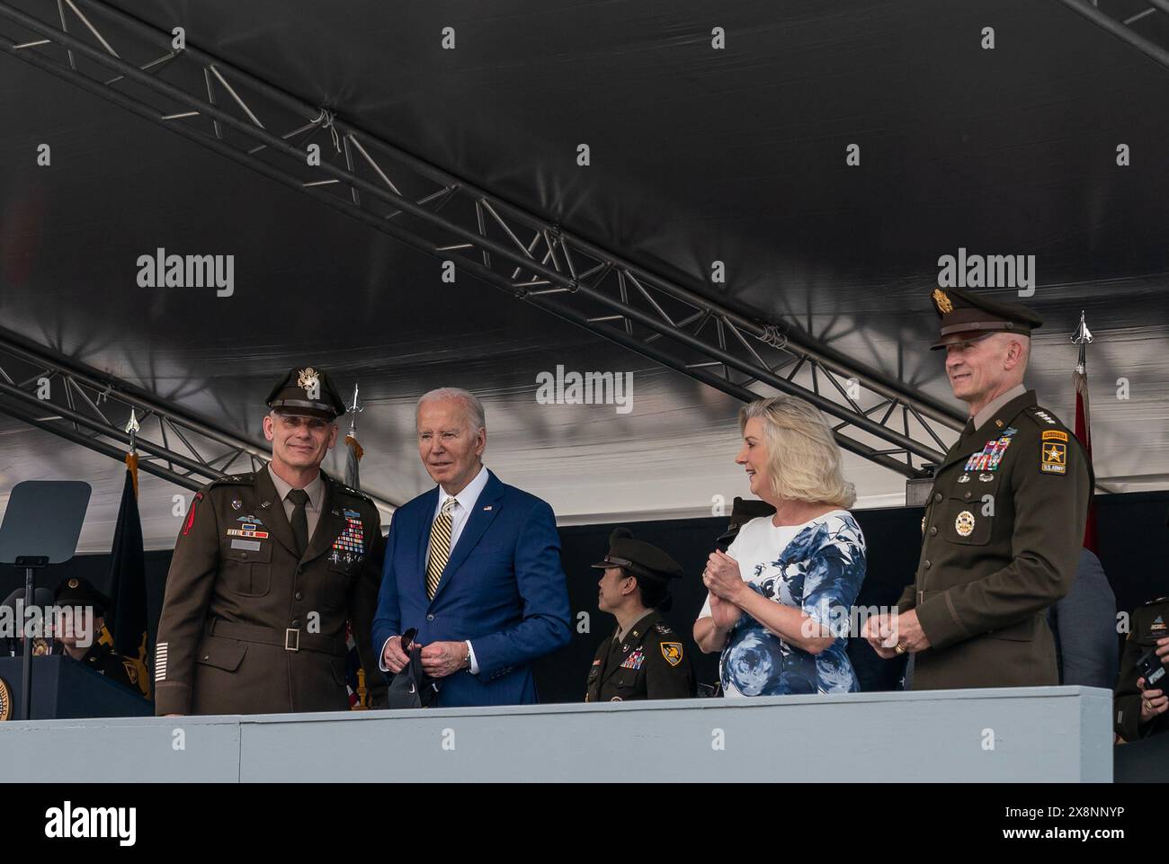 General Steven Gilland, President Joe Biden Jr., Secretary of the Army ...
