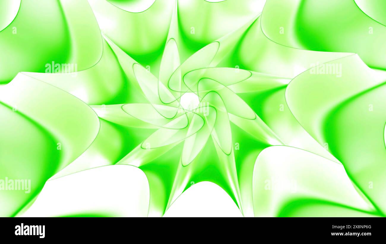 Absorbing bright star fractal shapes. Motion. Beautiful relaxing ...