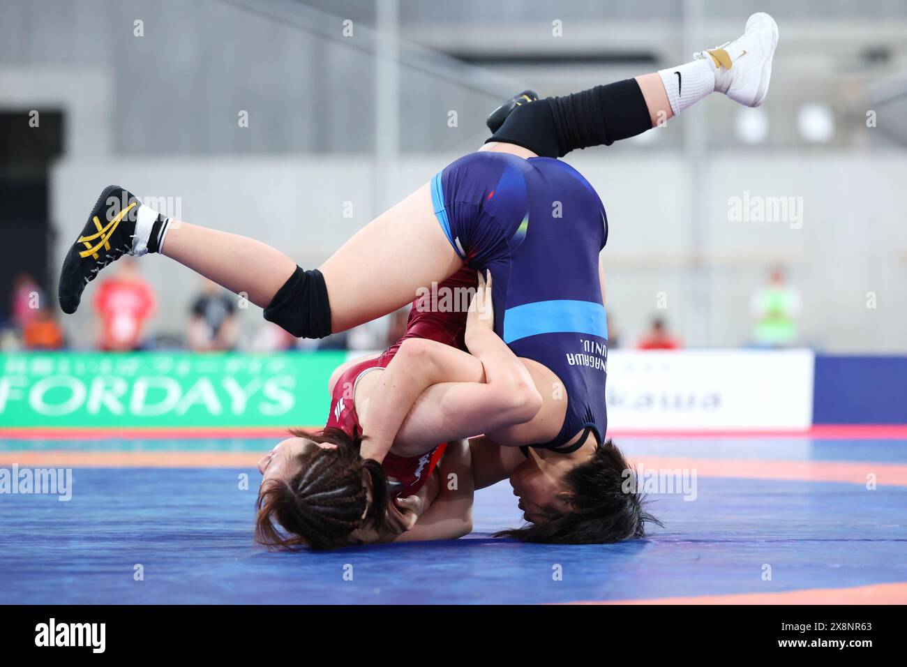 Tokyo, Japan. 24th May, 2024. (L-R) Rin Miyaji, Rei Hoshino Wrestling : Meiji Cup All Japan ...
